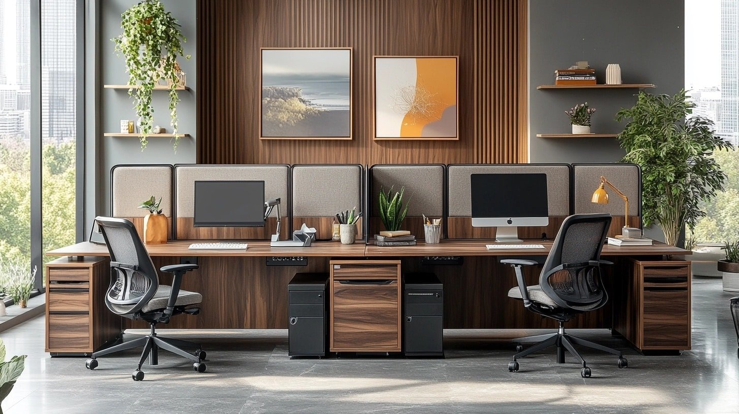 29 2 Desk Office Layout Ideas for Designing a Cozy and Collaborative ...