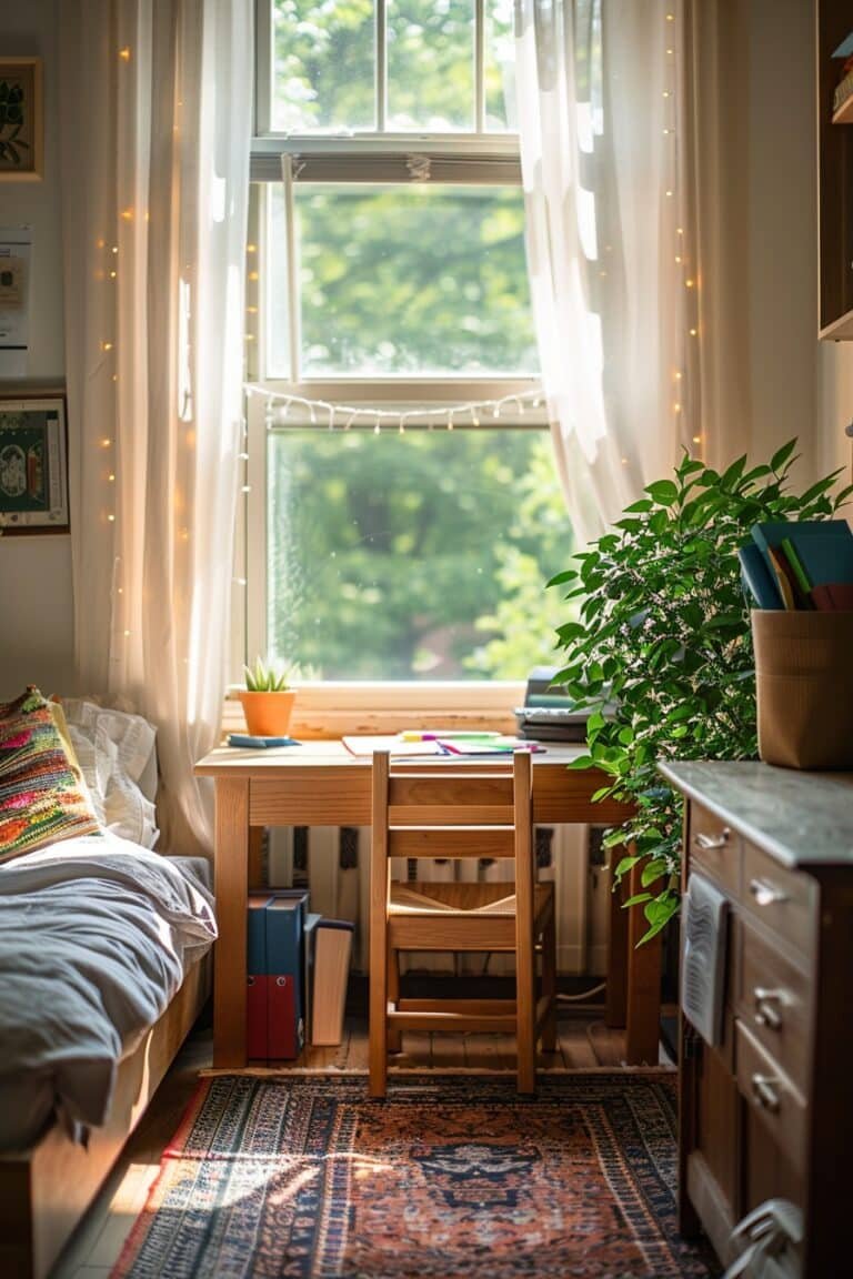 29 Dorm Room Desk by Window Ideas for Bringing Fresh Air and Natural ...