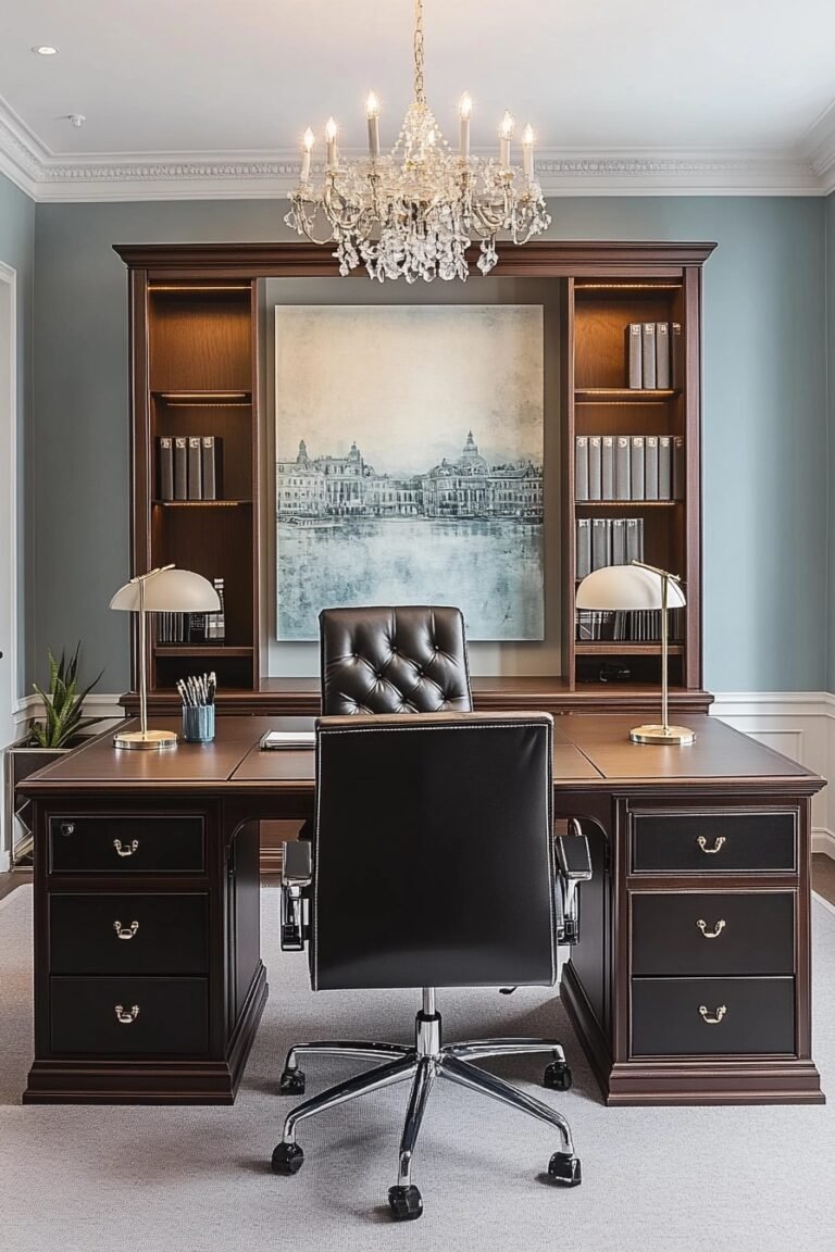 29 Shared Home Office Ideas to Balance Comfort and Function in a Shared ...