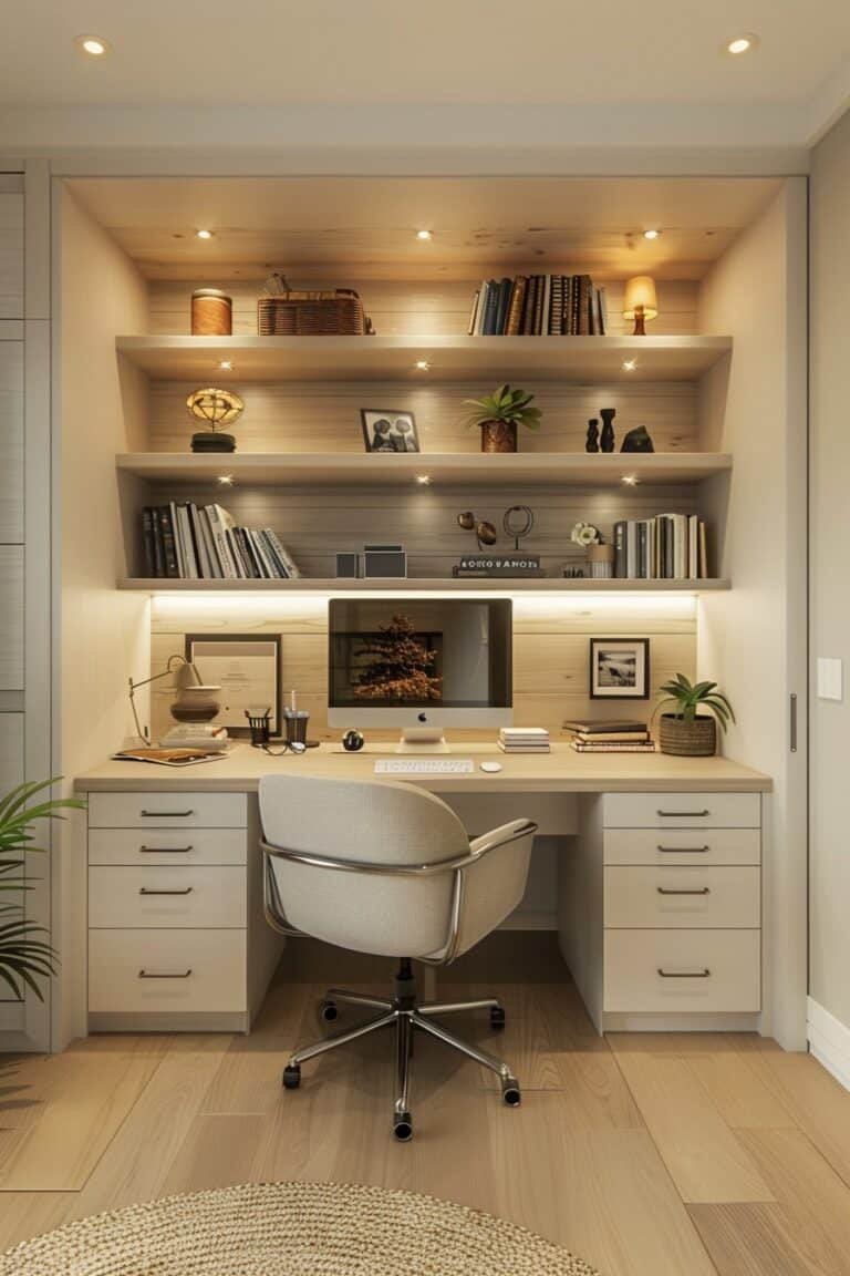 29 Tiny Office Space Ideas for a Comfortable and Creative Work ...
