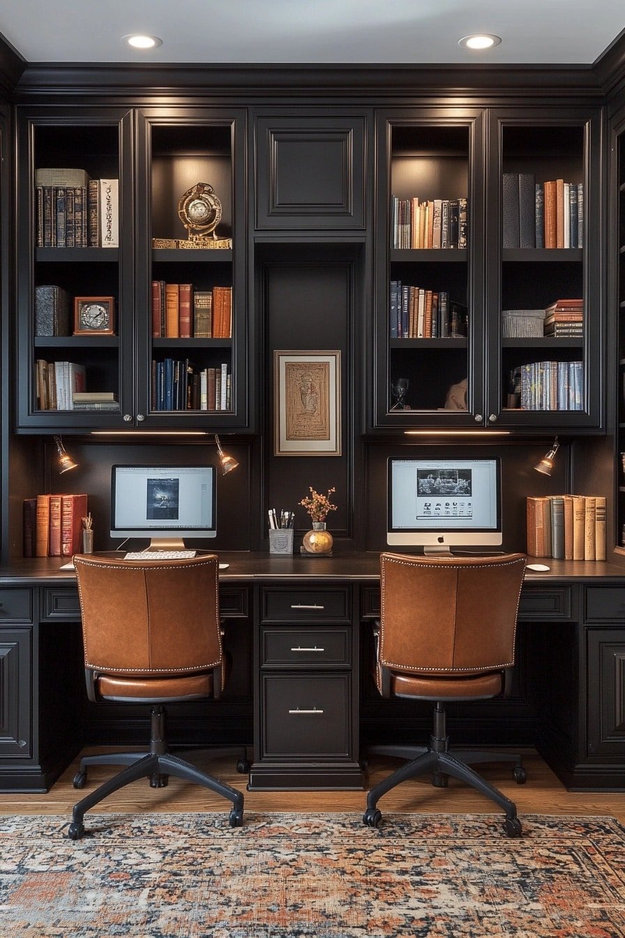 29 Shared Home Office Ideas to Balance Comfort and Function in a Shared ...
