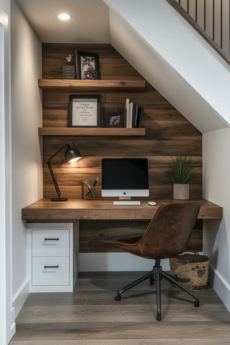 29 Basement Office Ideas to Turn Your Basement into a Productive Haven ...