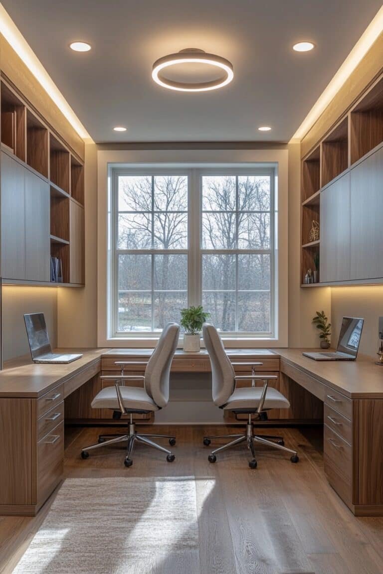 29 Home Office Layout Ideas That Combine Creativity and Organization ...
