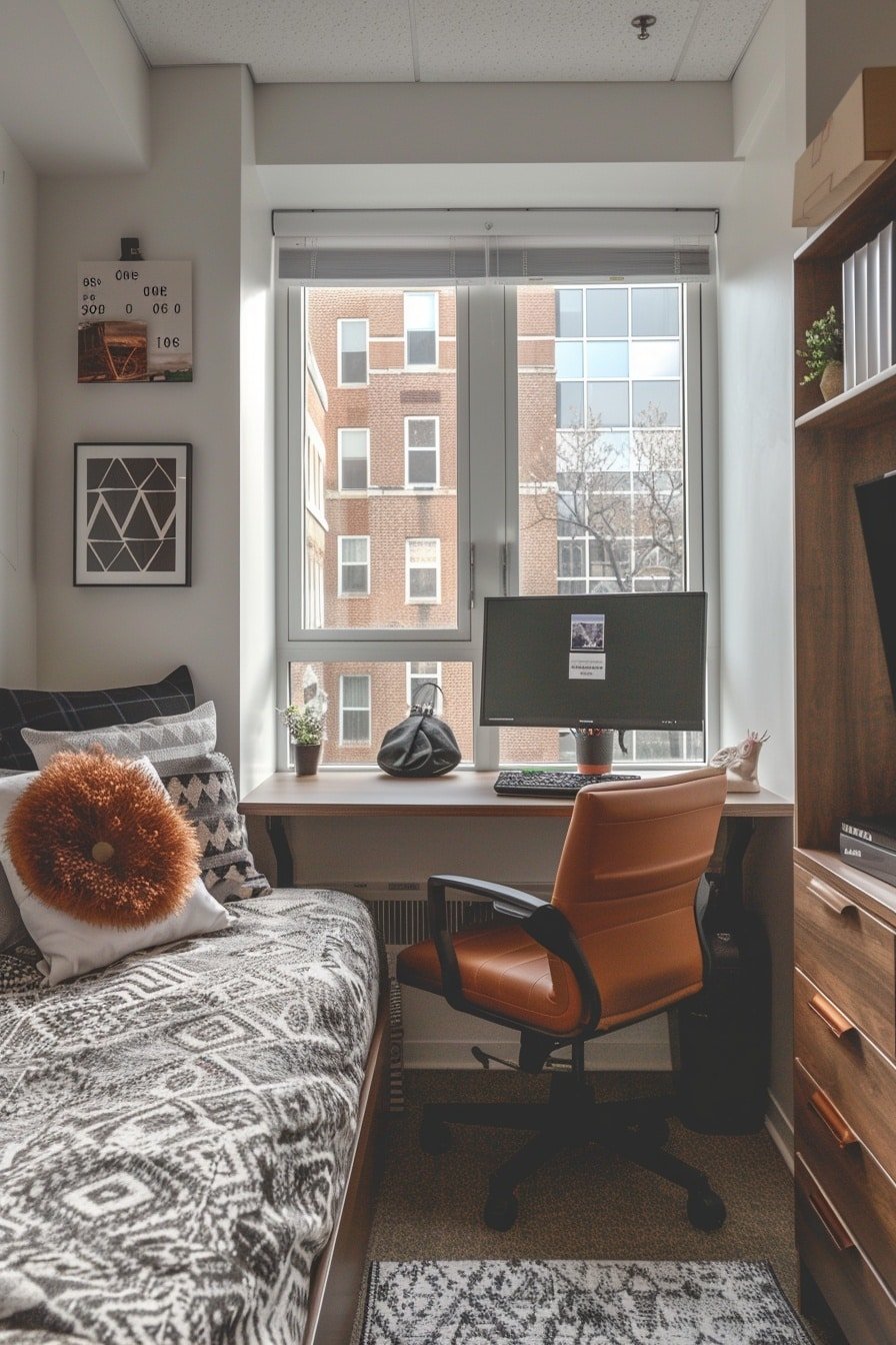 29 Dorm Room Desk by Window Ideas for Bringing Fresh Air and Natural ...