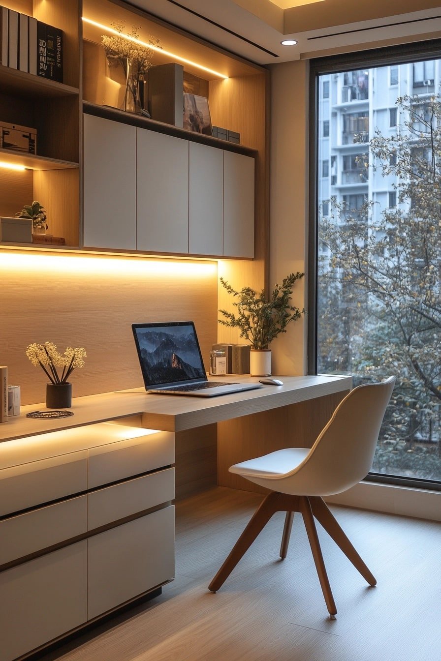 29 Apartment Work Space Ideas to Create a Cozy and Productive Work Area ...