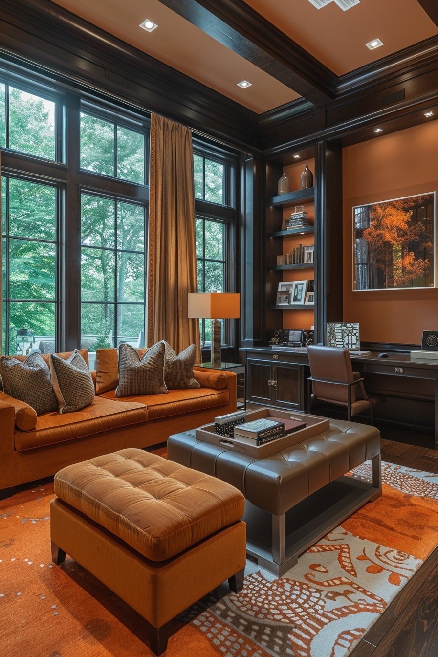 29 Cozy Home Office Ideas to Make Your Home Office Feel Like a Cozy ...