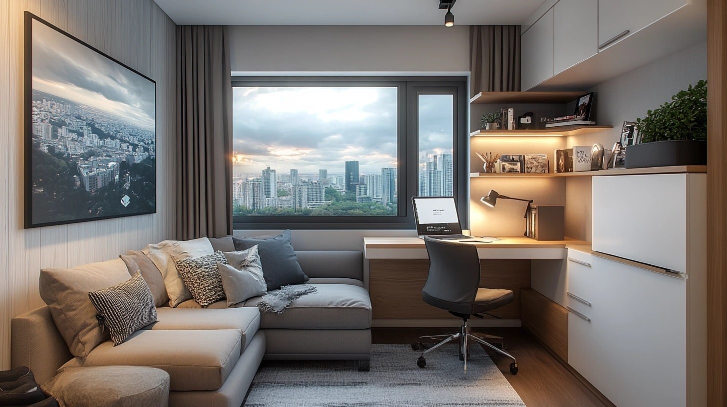 29 Corner Desk In Living Room Ideas for Perfectly Balancing Work and ...