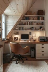 29 Home Office In Loft Area Ideas for Crafting a Beautiful and ...