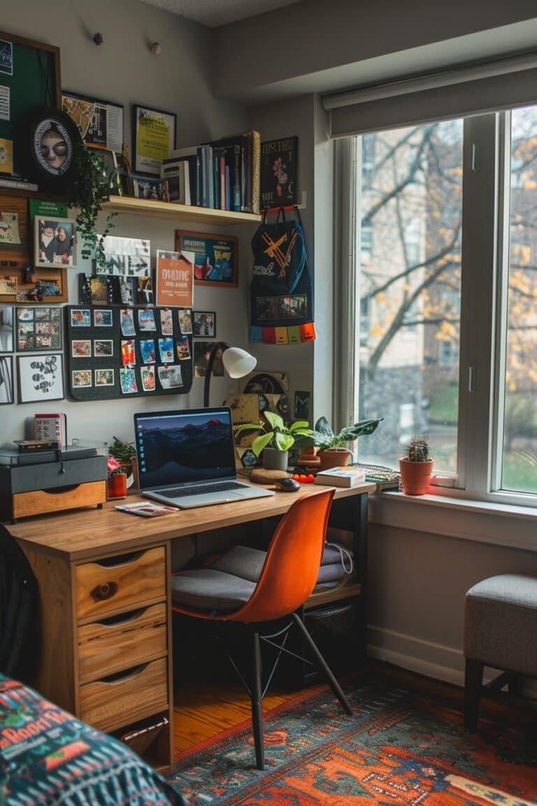 29 Dorm Room Desk by Window Ideas for Bringing Fresh Air and Natural ...