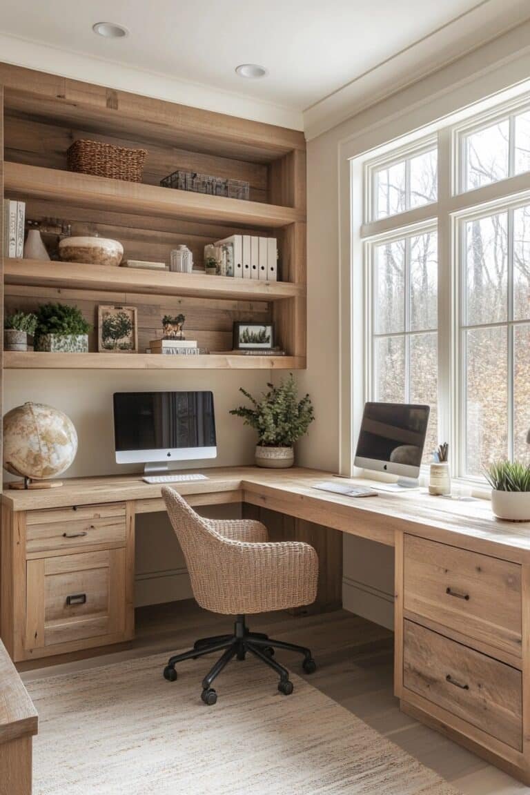 29 Dual Desk Home Office Ideas to Design the Perfect Shared Office ...