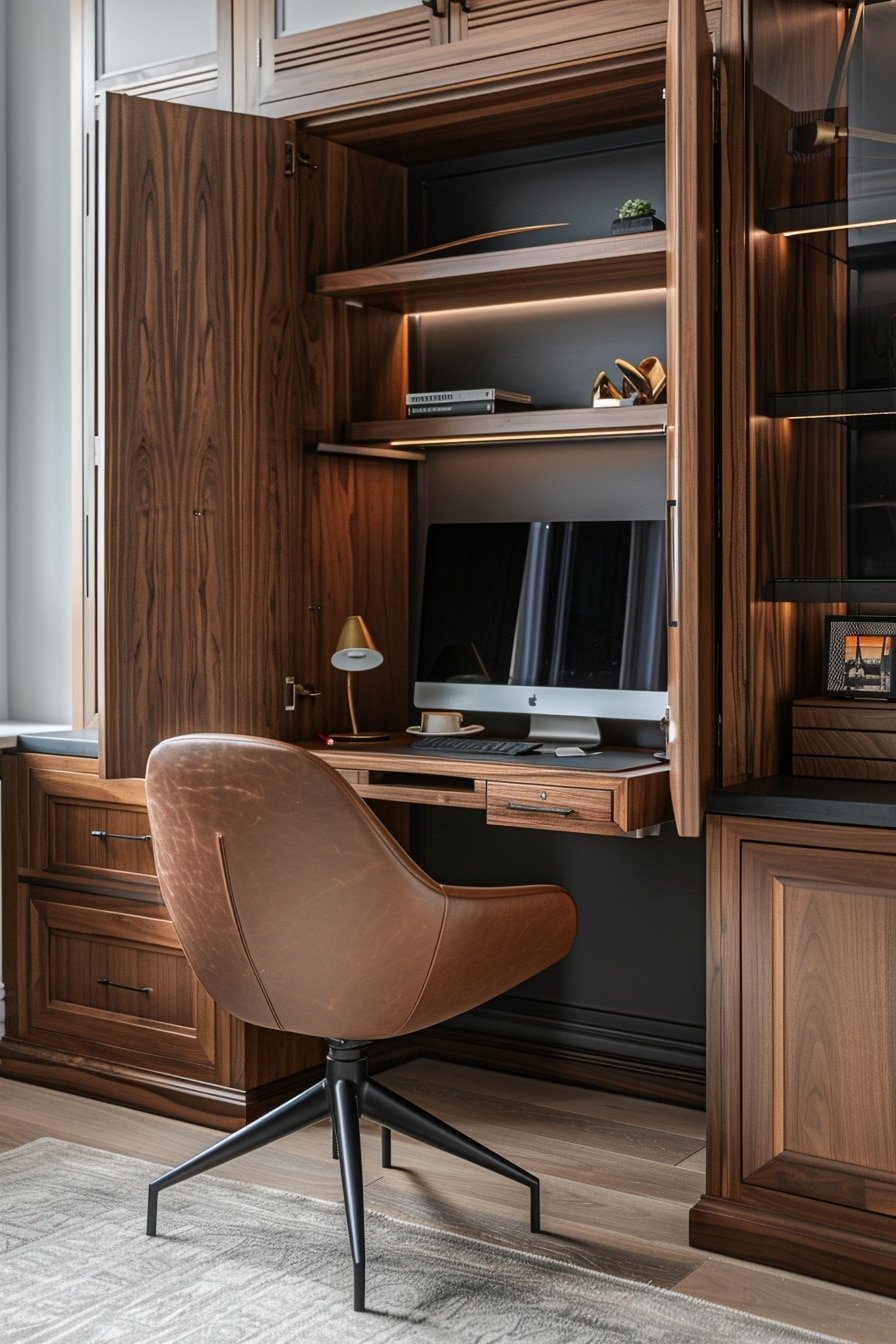 29 Hidden Desk Ideas for Creating a Secret Workspace in Your Home ...