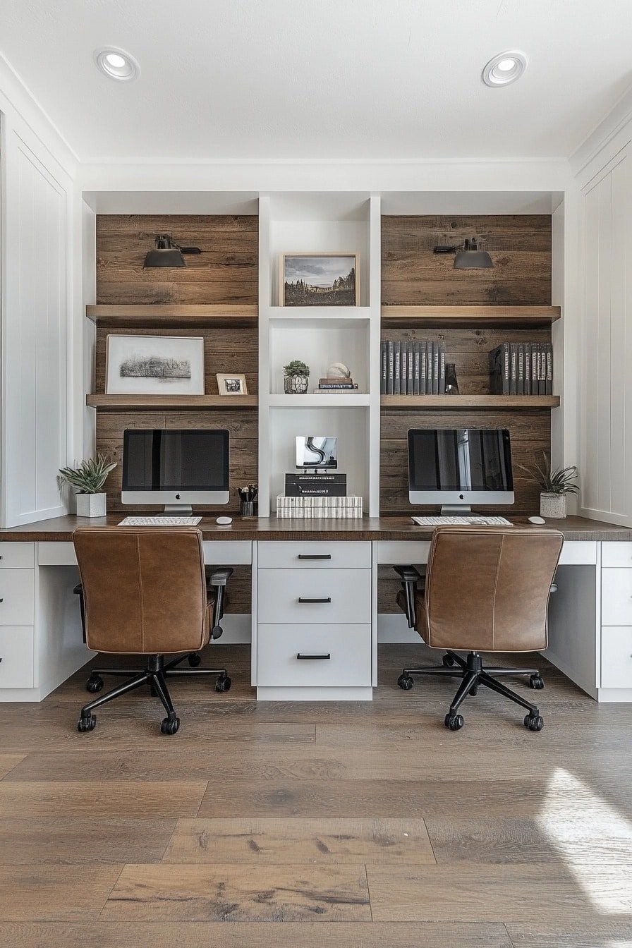 29 Home Office Layouts for Balancing Work and Comfort in Your Home ...