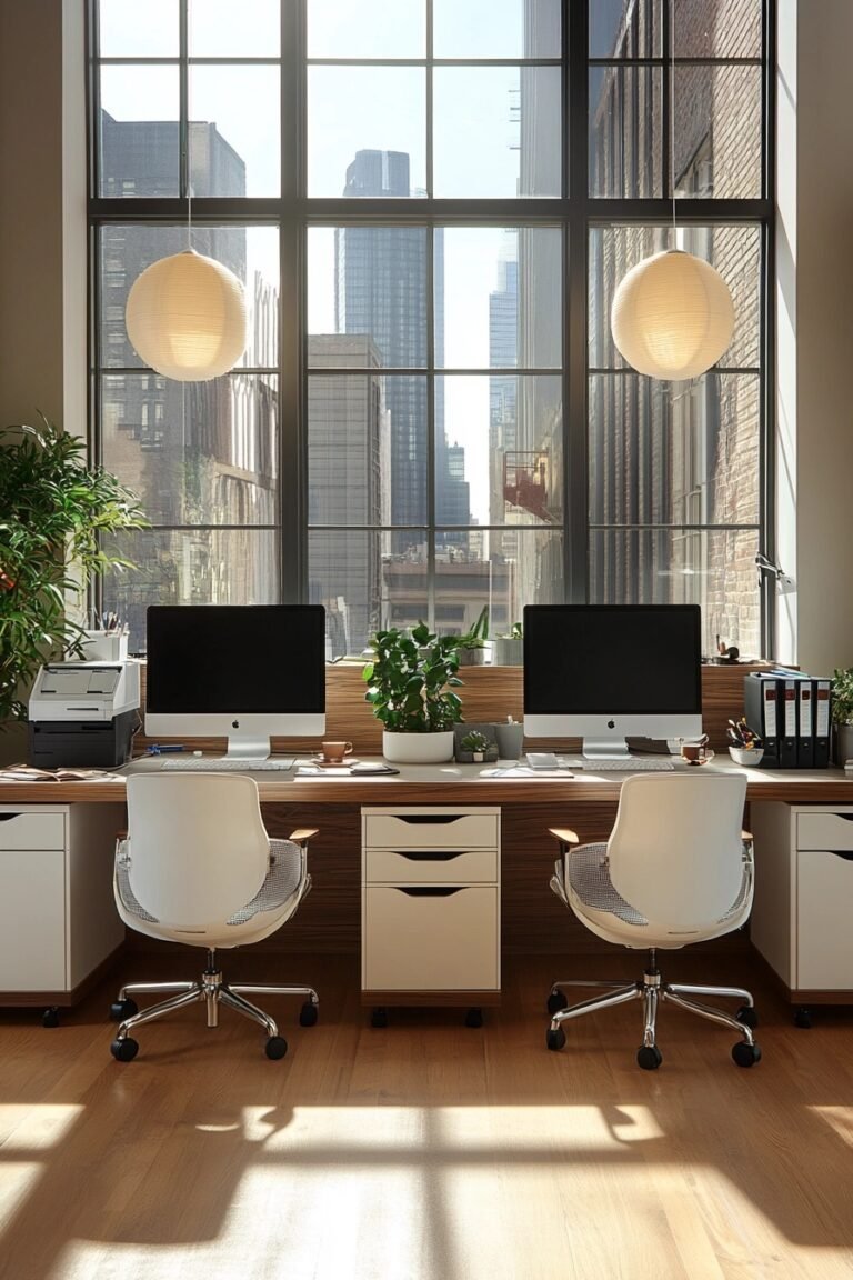 29 2 Desk Office Layout Ideas for Designing a Cozy and Collaborative ...