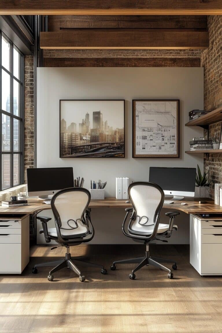 29 2 Desk Office Layout Ideas for Designing a Cozy and Collaborative ...