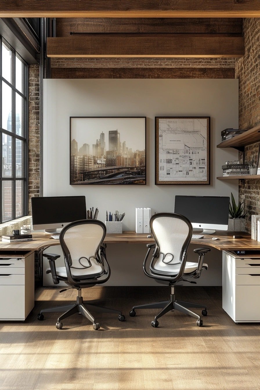 29 2 Desk Office Layout Ideas for Designing a Cozy and Collaborative ...