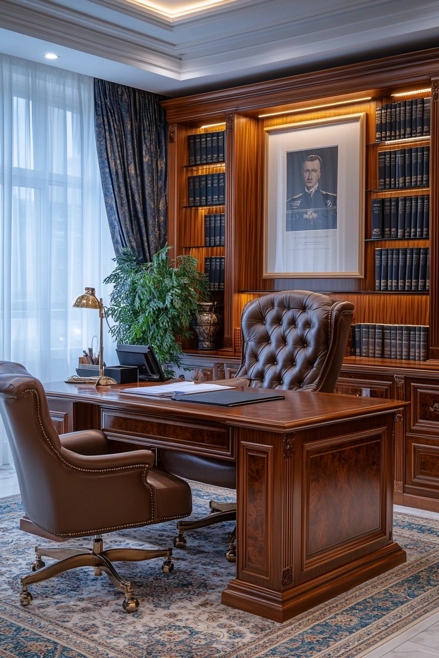 29 Home Office Layouts for Balancing Work and Comfort in Your Home ...