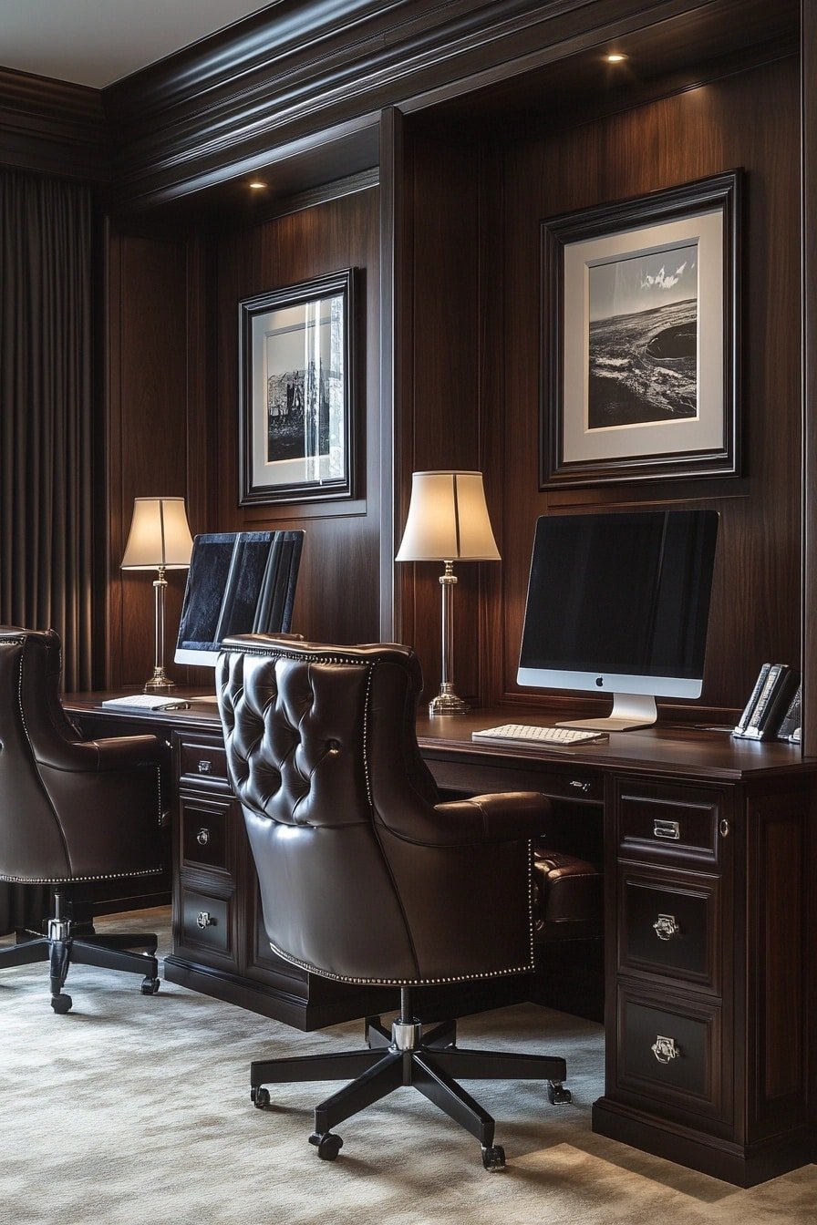 29 Shared Home Office Ideas to Balance Comfort and Function in a Shared ...