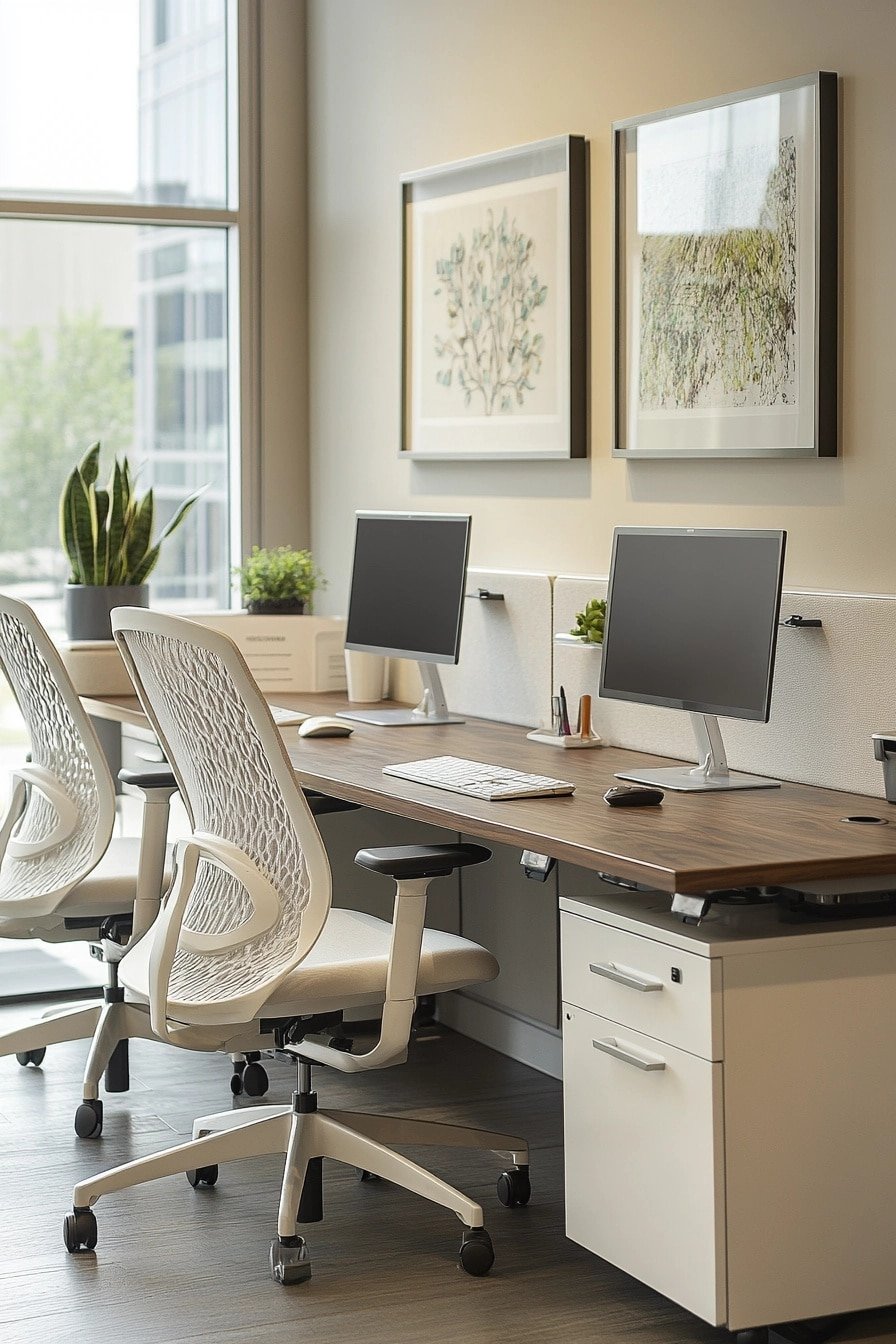 29 2 Desk Office Layout Ideas for Designing a Cozy and Collaborative ...