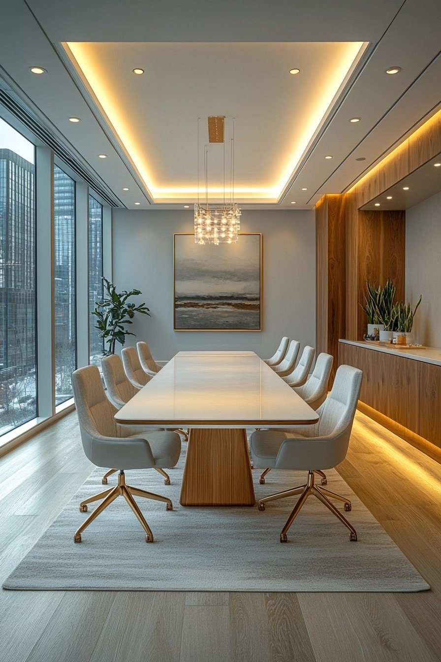 29 Small Office Conference Room Ideas for Organizing Your Compact ...