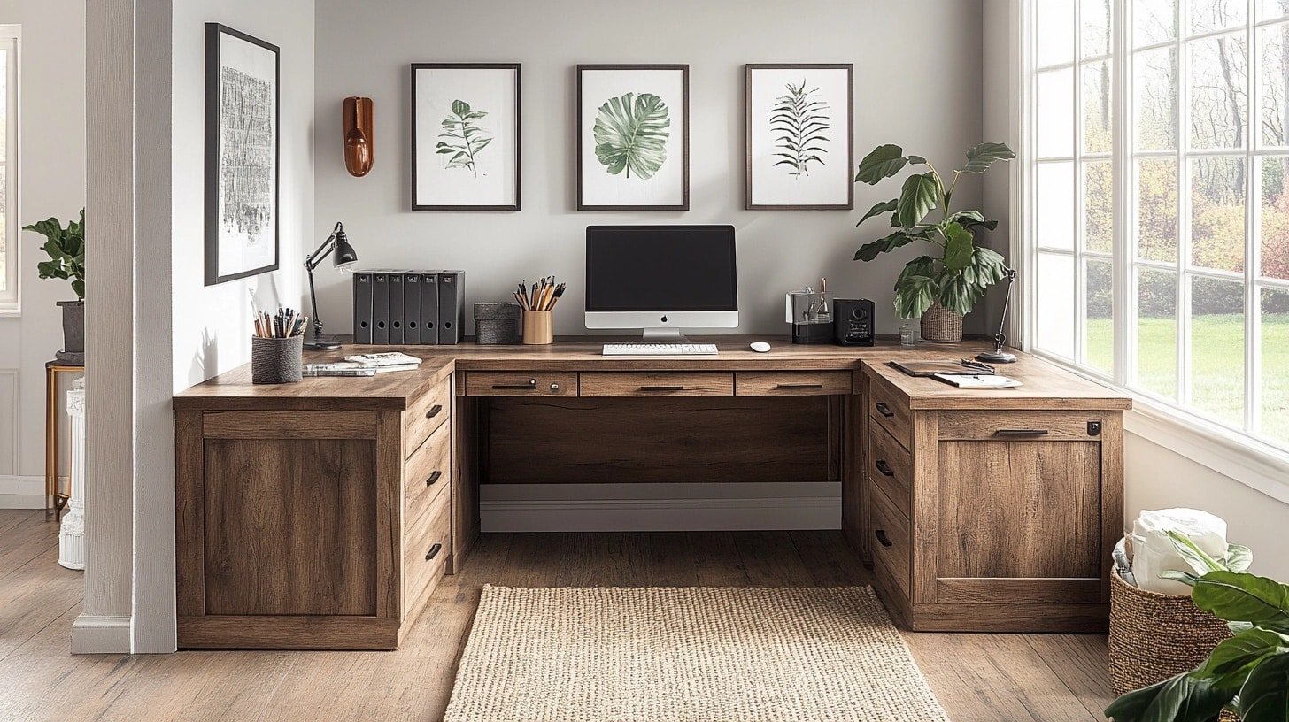29 Home Office Layouts for Balancing Work and Comfort in Your Home ...