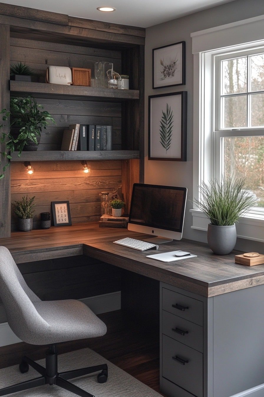 29 Shared Home Office Ideas to Balance Comfort and Function in a Shared ...