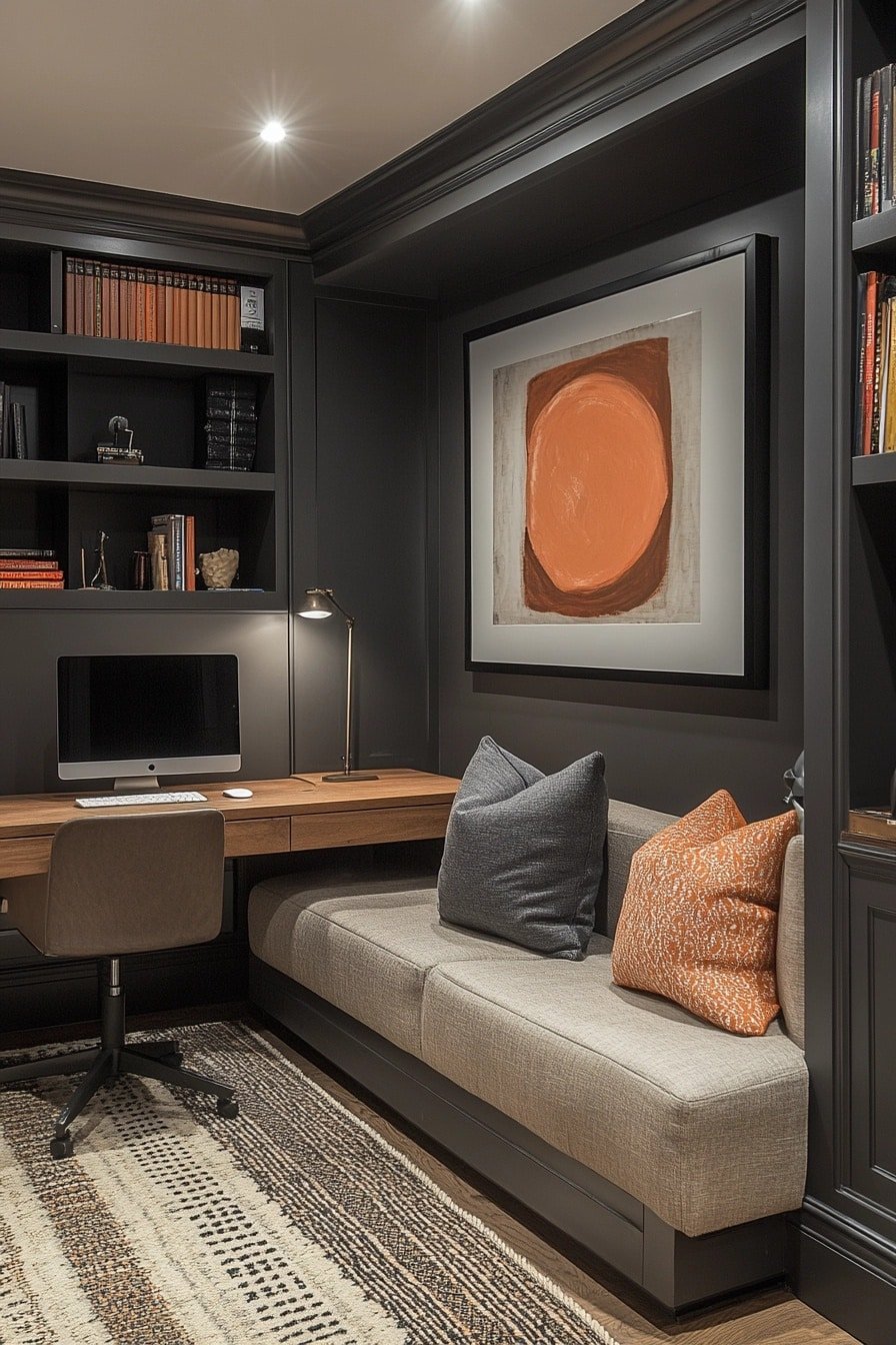 29 Basement Office Ideas to Turn Your Basement into a Productive Haven ...