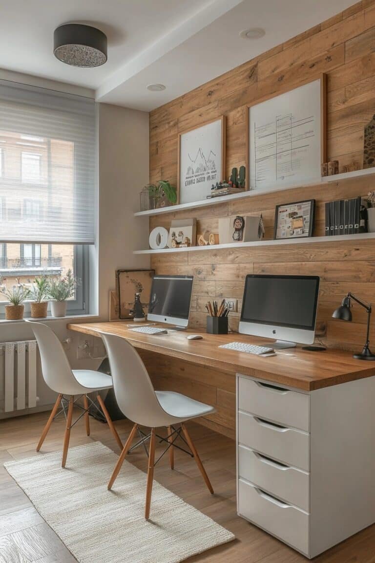 29 Dual Desk Home Office Ideas to Design the Perfect Shared Office ...