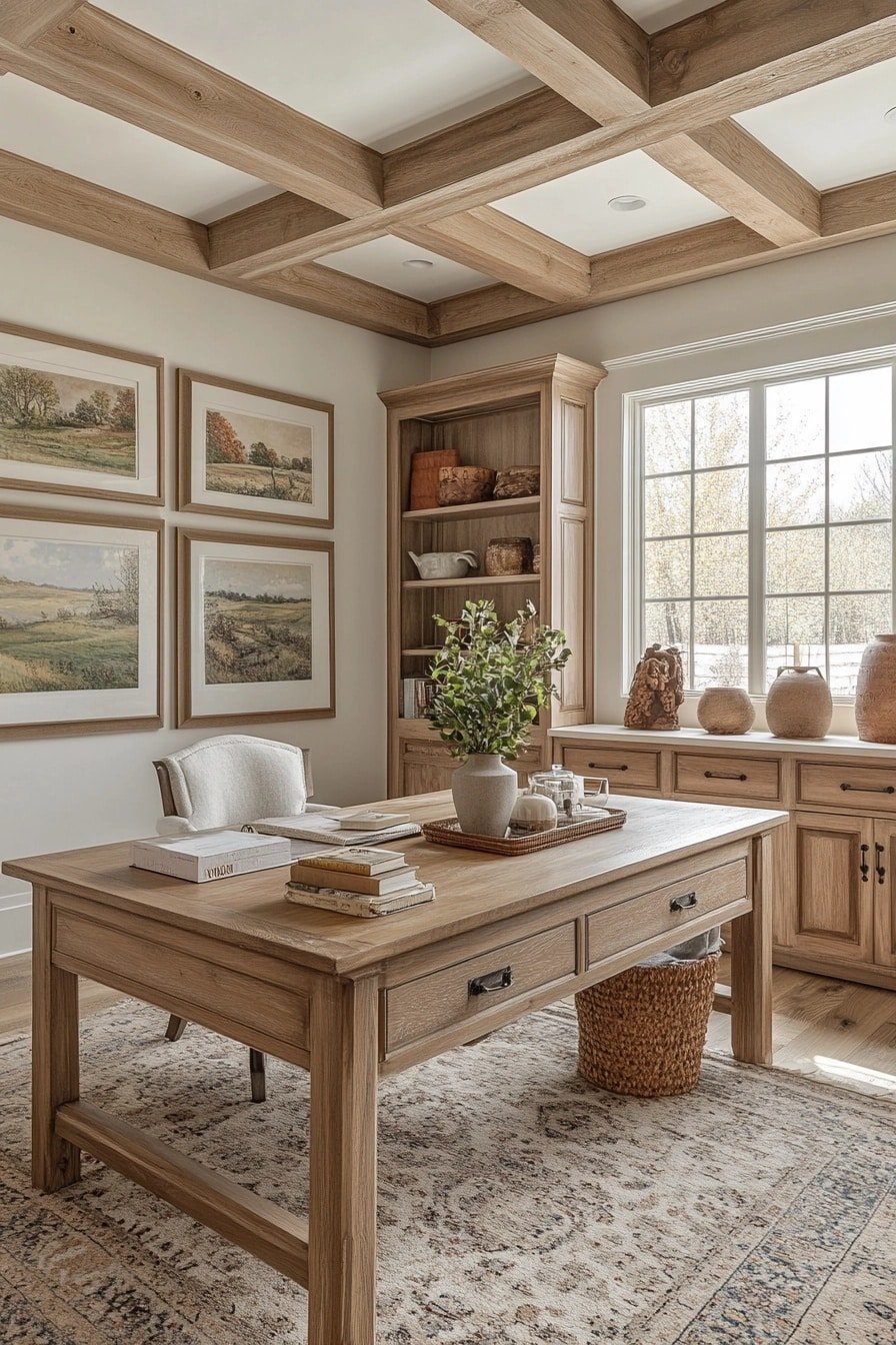 29 Cottagecore Office Space Ideas to Combine Functionality with Cottage ...