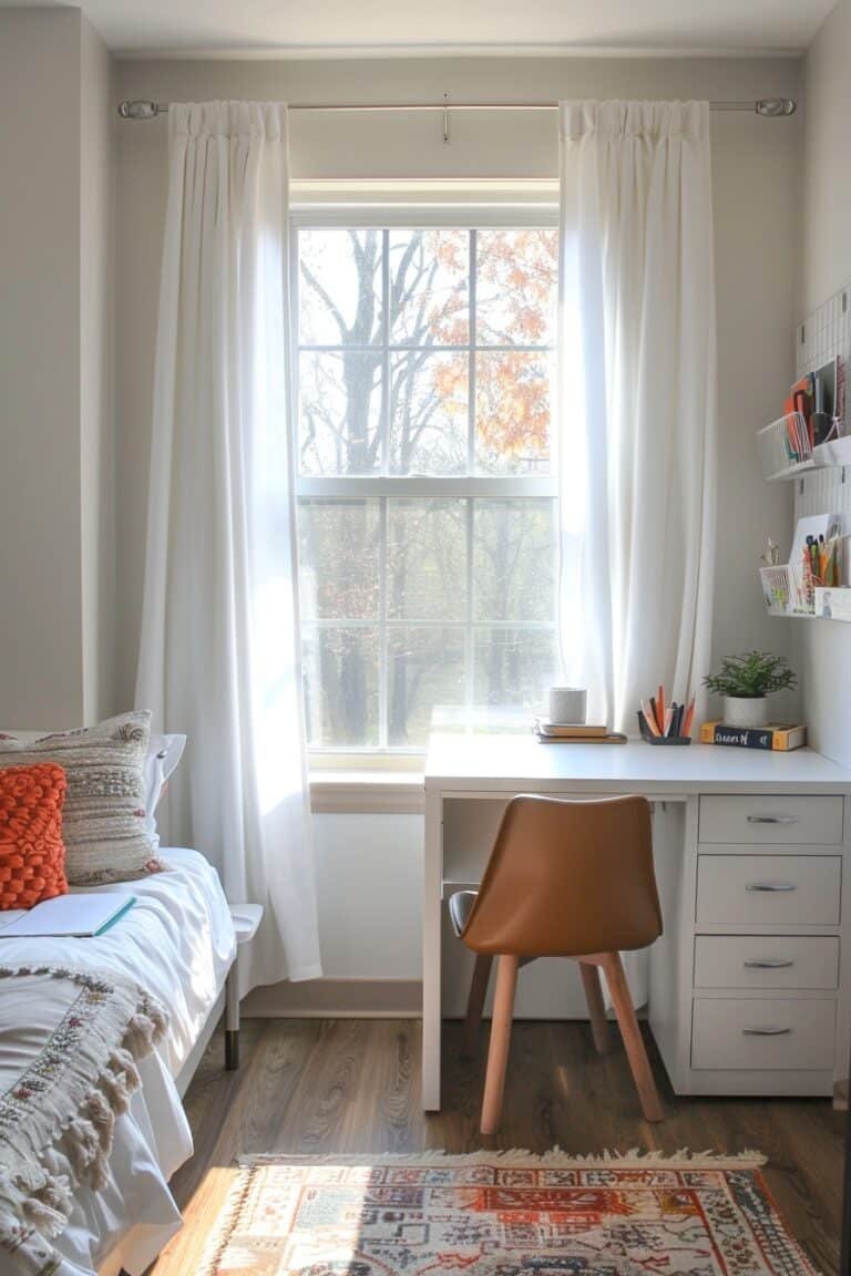 29 Dorm Room Desk by Window Ideas for Bringing Fresh Air and Natural ...