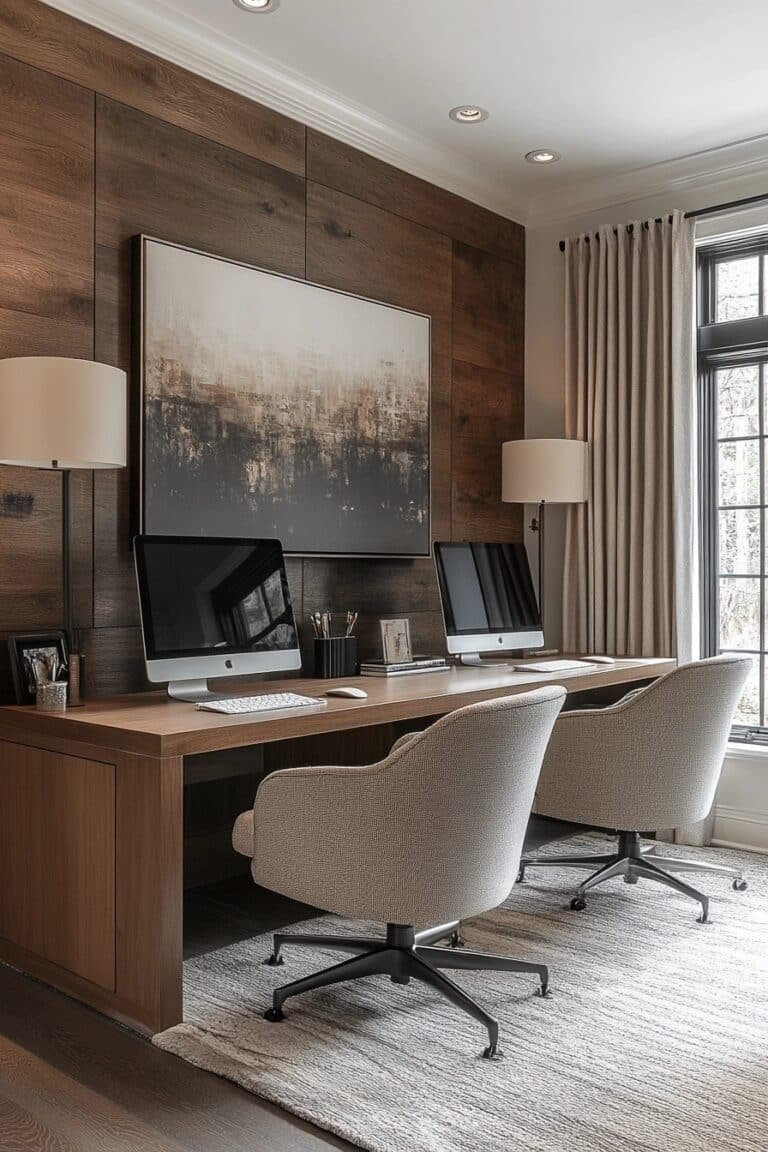 29 Dual Desk Home Office Ideas to Design the Perfect Shared Office ...