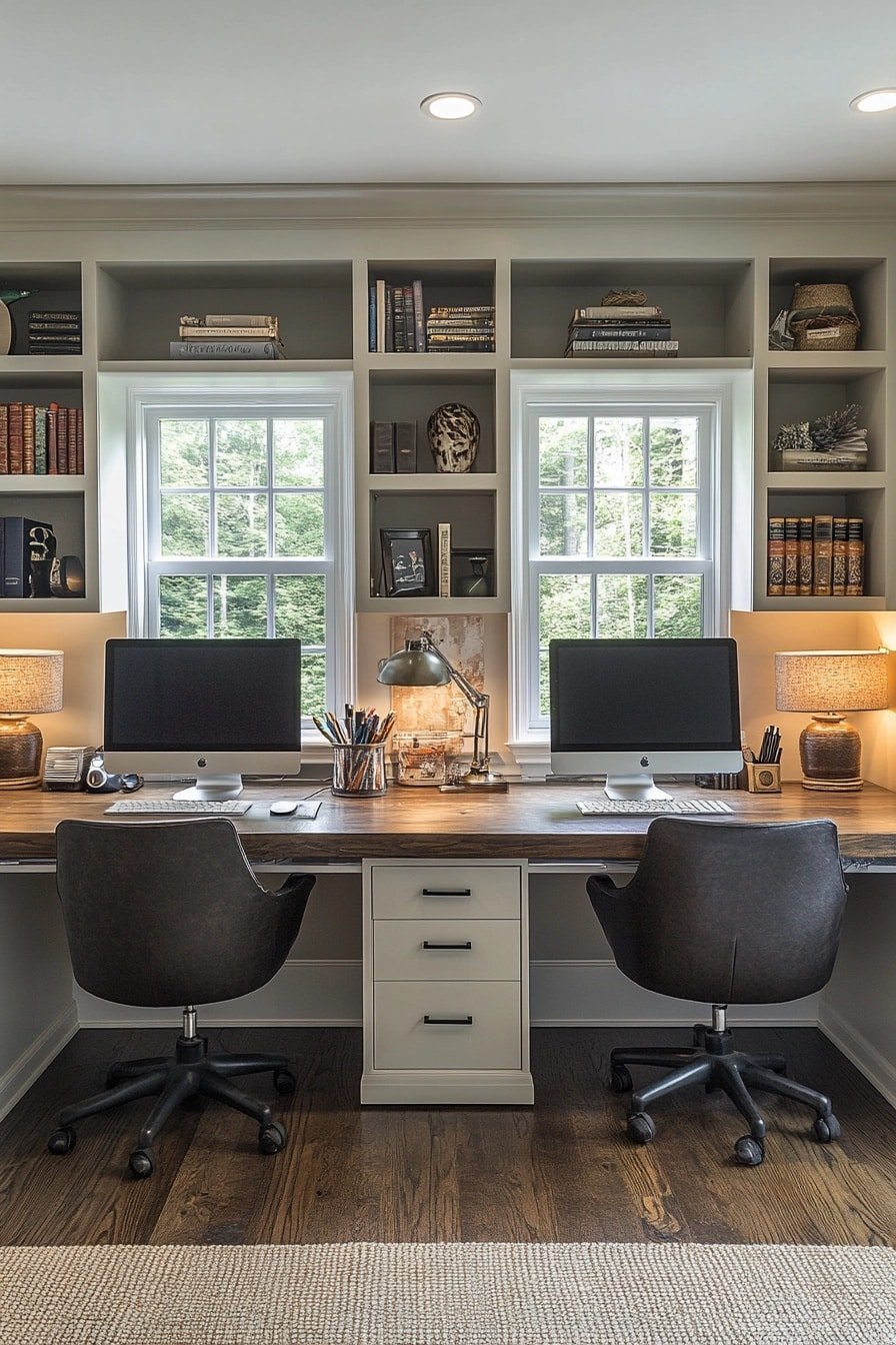29 2 Desk Office Layout Ideas for Designing a Cozy and Collaborative ...