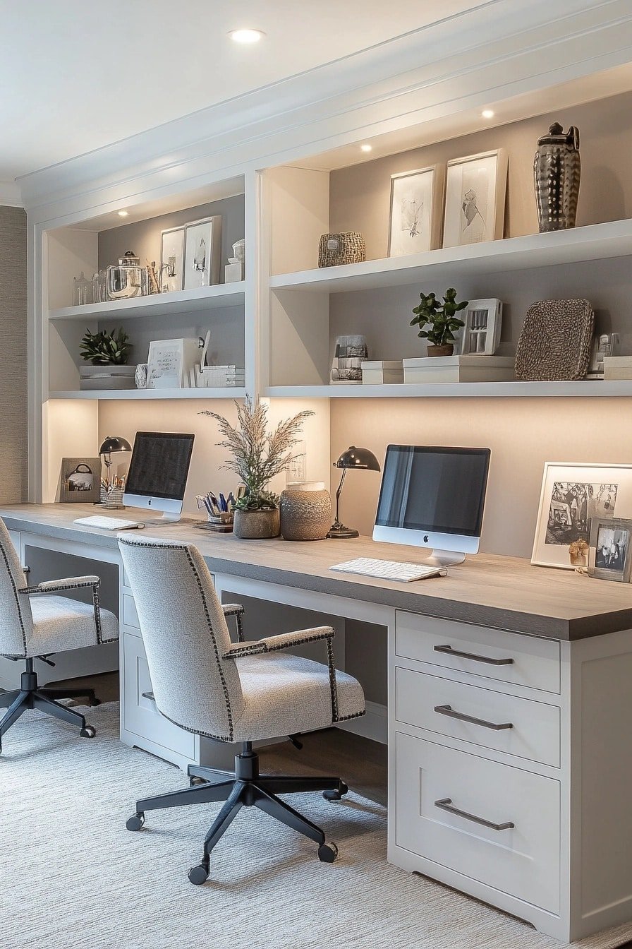 29 Home Office Layout Ideas That Combine Creativity and Organization ...