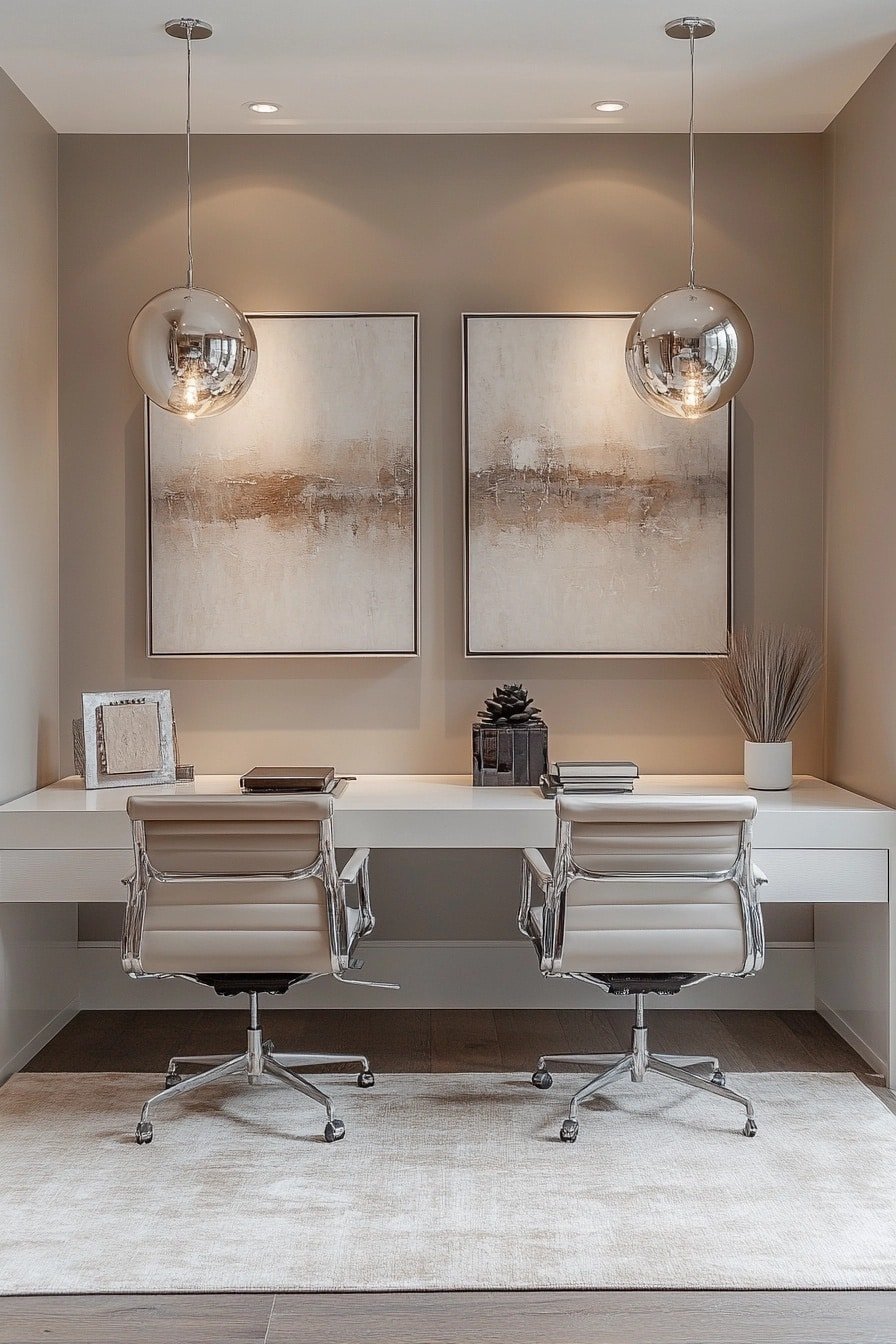 29 Dual Desk Home Office Ideas to Design the Perfect Shared Office ...