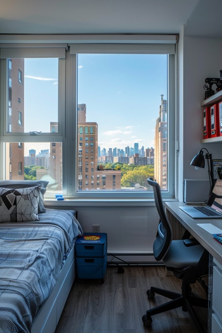 29 Dorm Room Desk by Window Ideas for Bringing Fresh Air and Natural ...