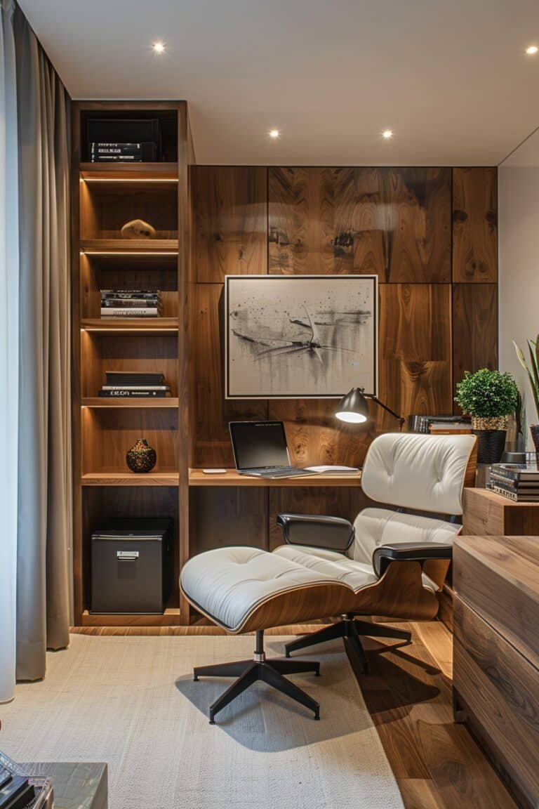 29 Cozy Home Office Ideas to Make Your Home Office Feel Like a Cozy ...