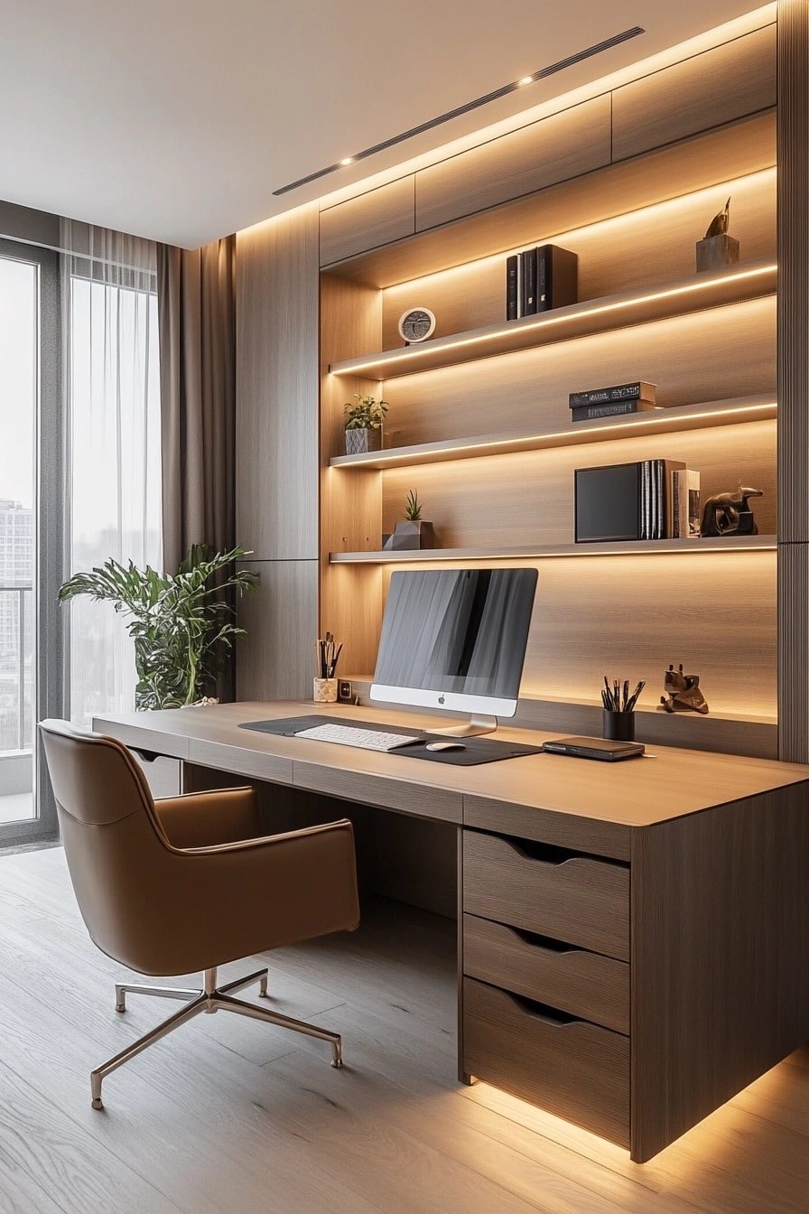 29 Home Office Layout Ideas That Combine Creativity and Organization ...