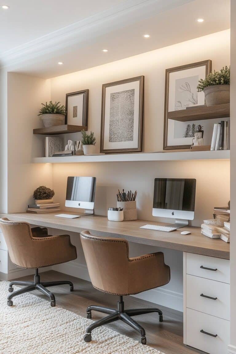 29 Dual Desk Home Office Ideas to Design the Perfect Shared Office ...