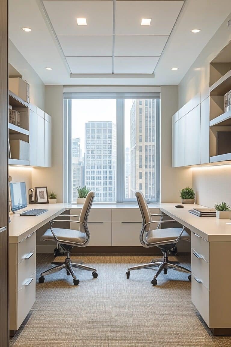 29 Home Office Layout Ideas That Combine Creativity and Organization ...