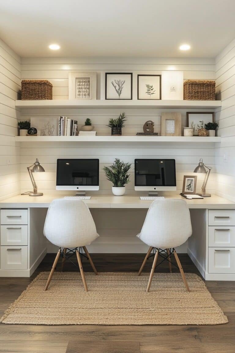 29 Dual Desk Home Office Ideas to Design the Perfect Shared Office ...