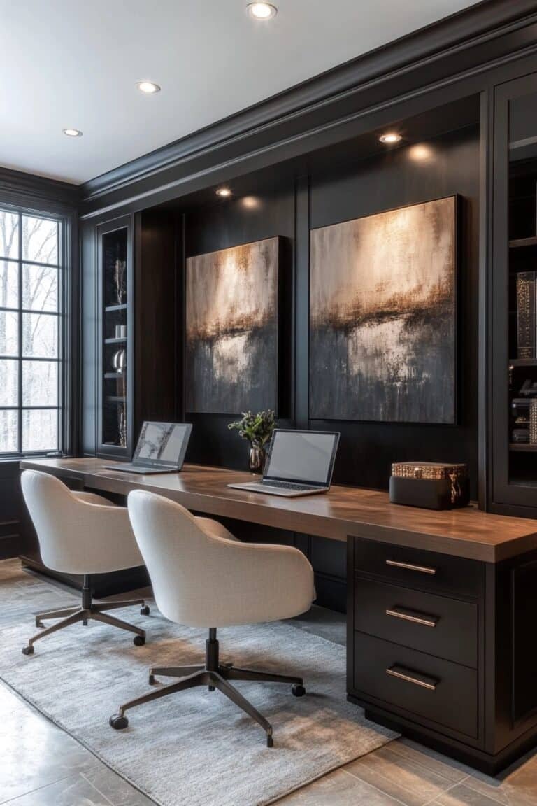 29 Dual Desk Home Office Ideas to Design the Perfect Shared Office ...