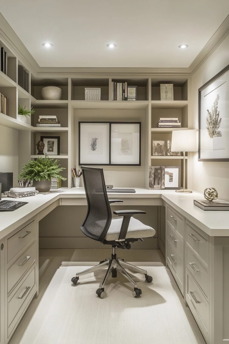 29 Home Office Layout Ideas That Combine Creativity and Organization ...