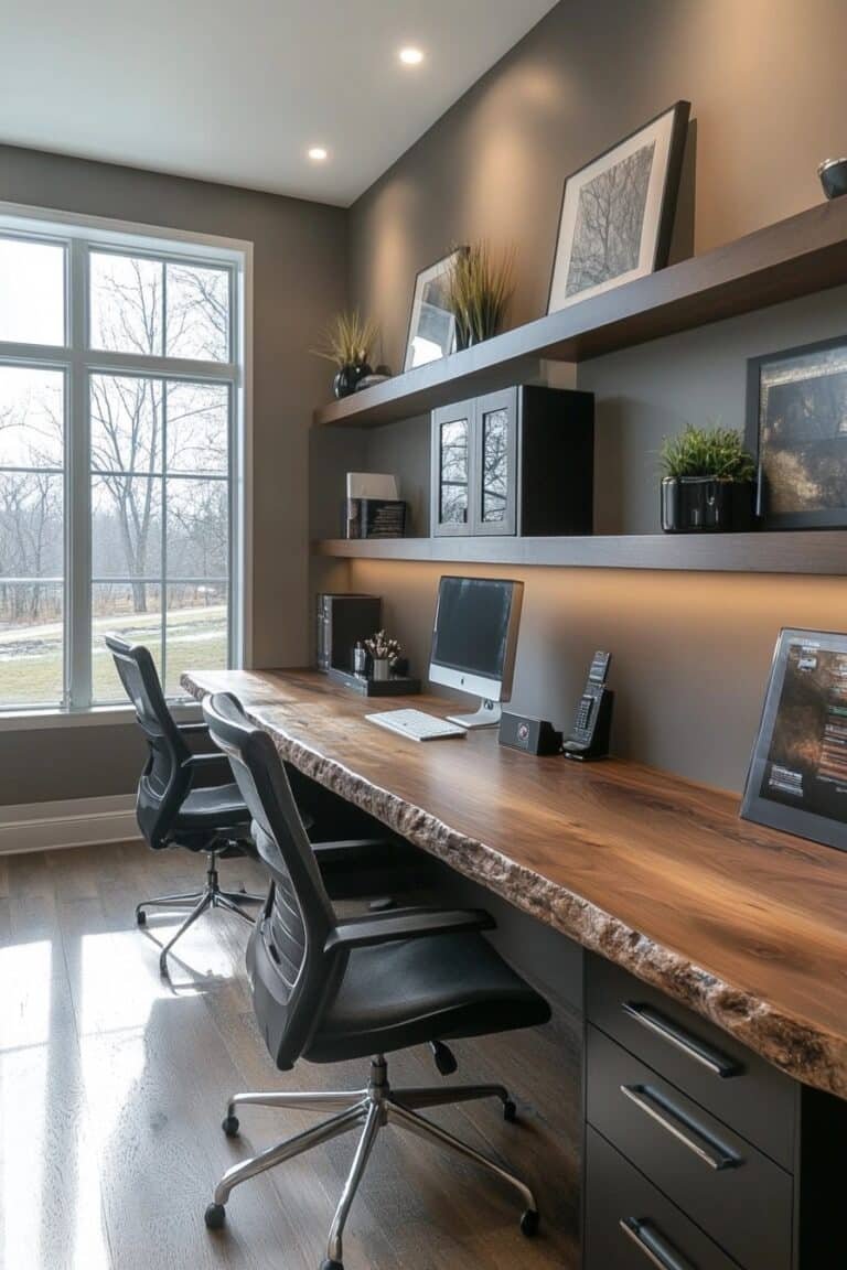29 Home Office Layouts for Balancing Work and Comfort in Your Home ...