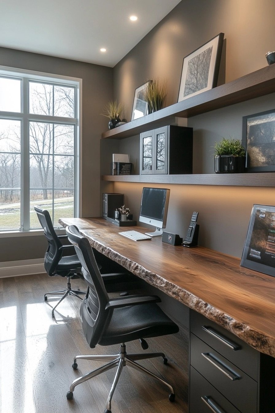 29 Home Office Layouts for Balancing Work and Comfort in Your Home ...