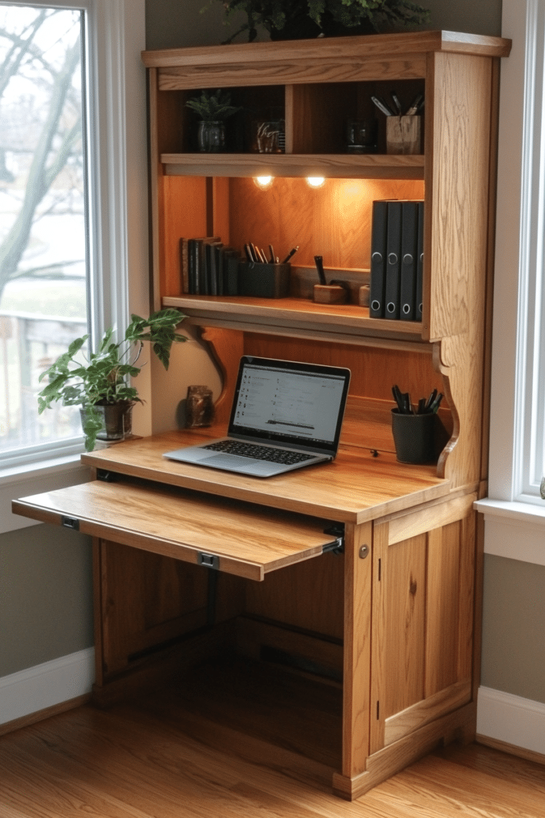 29 Tiny Home Office Space Ideas for Stylish and Compact Workspaces ...