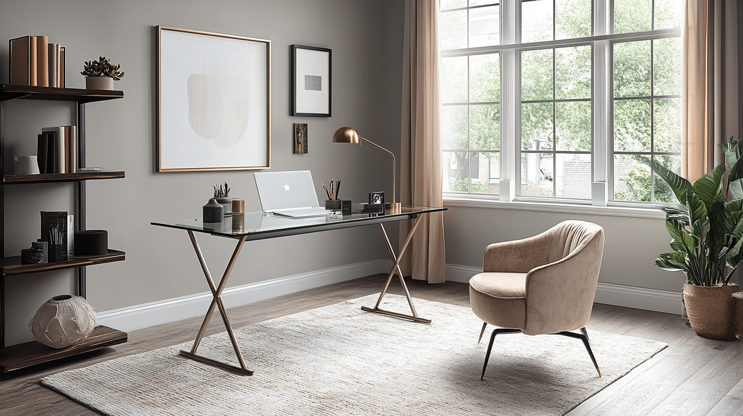 29 Tiny Home Office In Living Room Ideas for a Modern Multi-Use Space ...